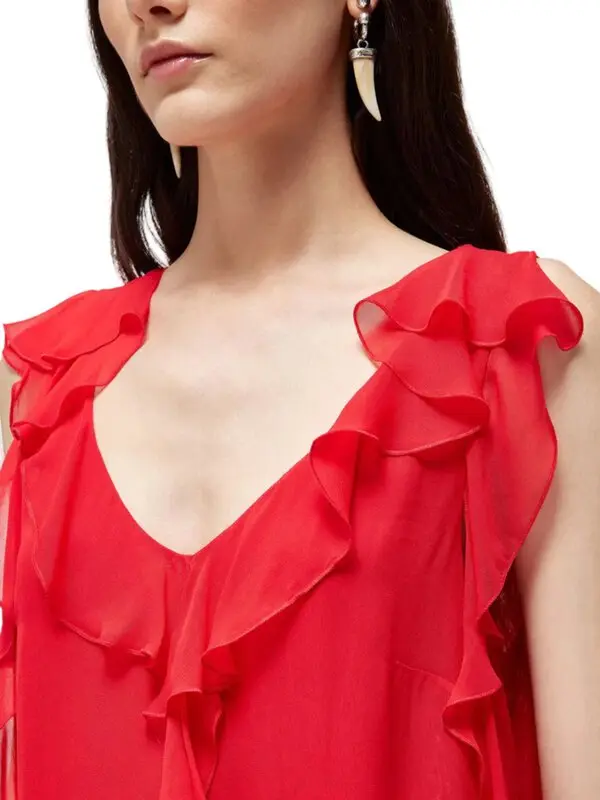 BLUGIRL Ruffled Sleeveless Top