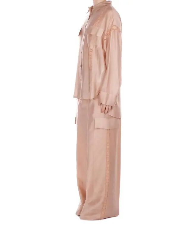 BLUGIRL Lace Trimmed Cargo Trousers