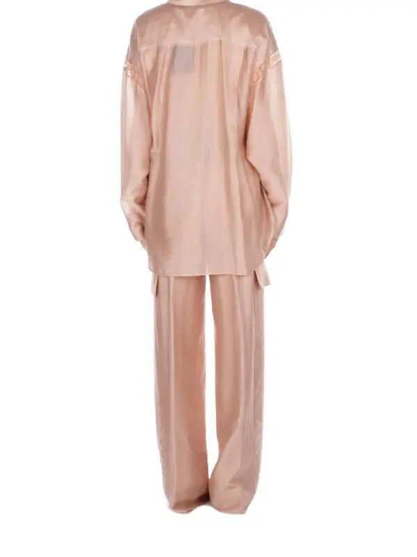 BLUGIRL Lace Trimmed Cargo Trousers