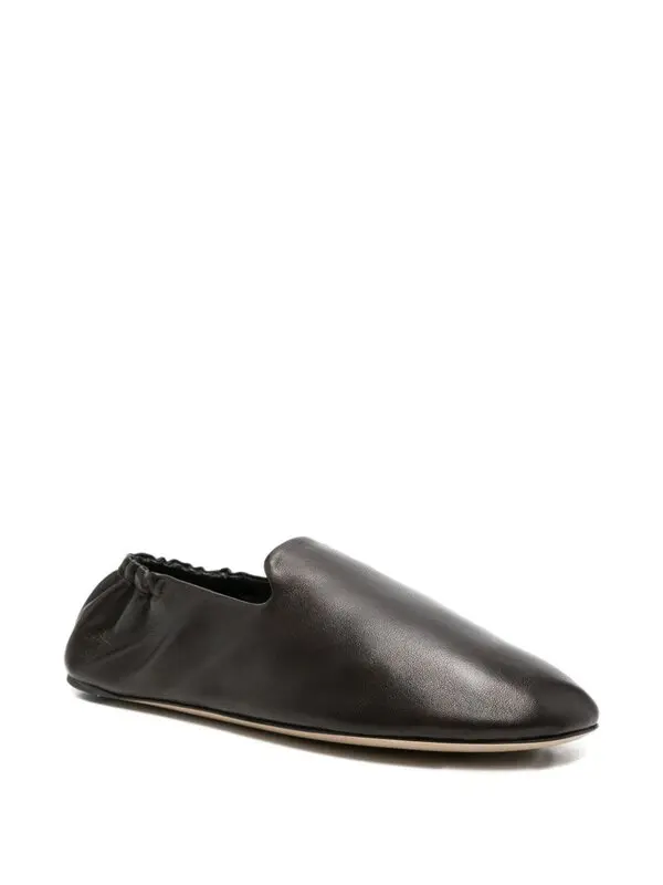 THE ROW Casa Leather Loafers
