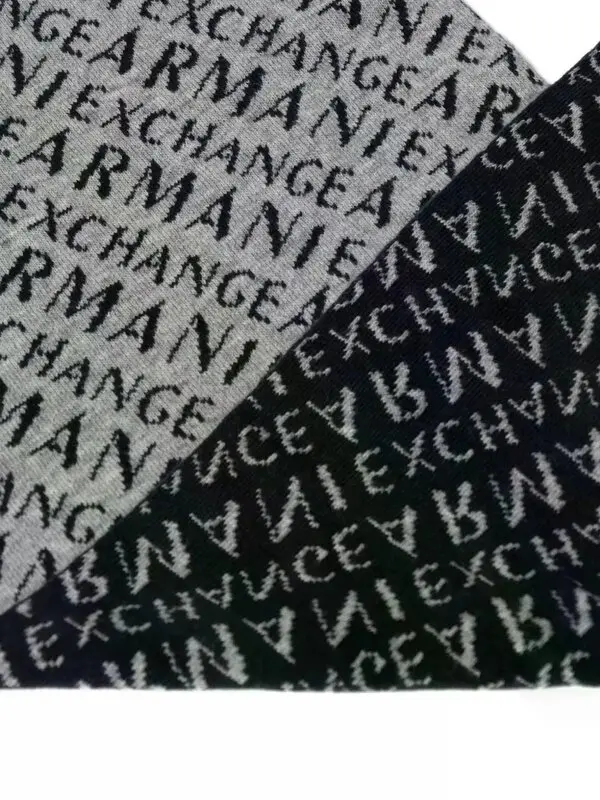 Armani Exchange Logo-pattern Scarf