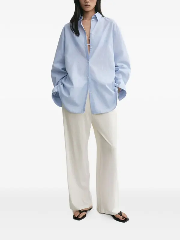 TOTEME Linen And Cotton Blend Shirt - Multicolor