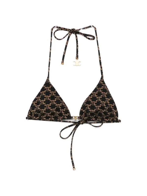 Celine Triomphe Bikini Top - Multicolor