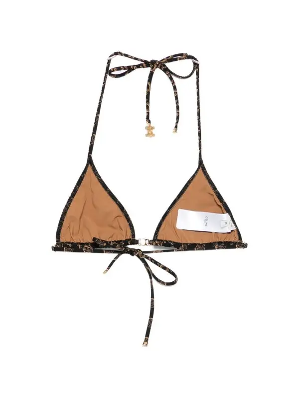 Celine Triomphe Bikini Top - Multicolor