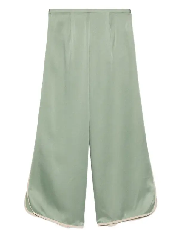 FORTE_FORTE Cropped Trousers With Side Slits