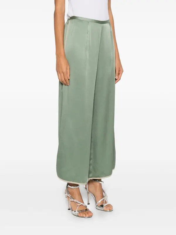 FORTE_FORTE Cropped Trousers With Side Slits