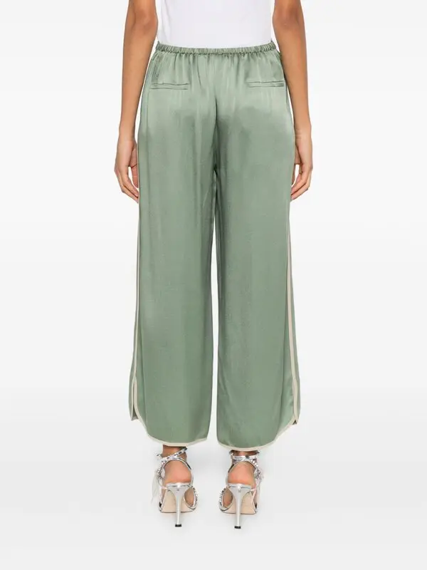 FORTE_FORTE Cropped Trousers With Side Slits