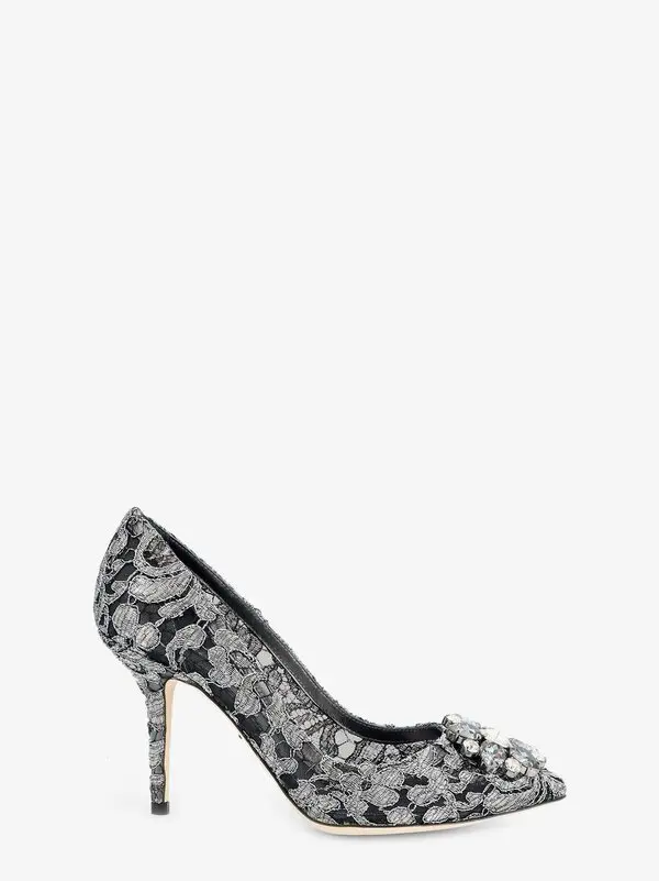 Dolce & Gabbana Bellucci Lurex Lace Pumps - Multicolor