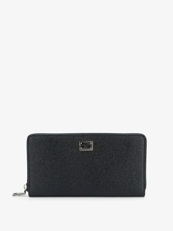 Dolce & Gabbana Hammered Leather Wallet - Multicolor