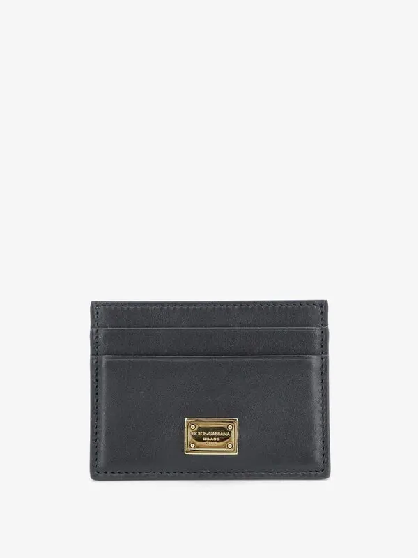 Dolce & Gabbana Leather Card Holder - Multicolor