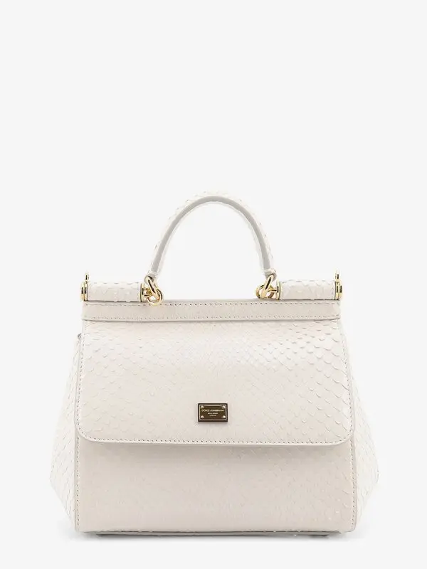 Dolce & Gabbana Sicily Python Handbag - Multicolor