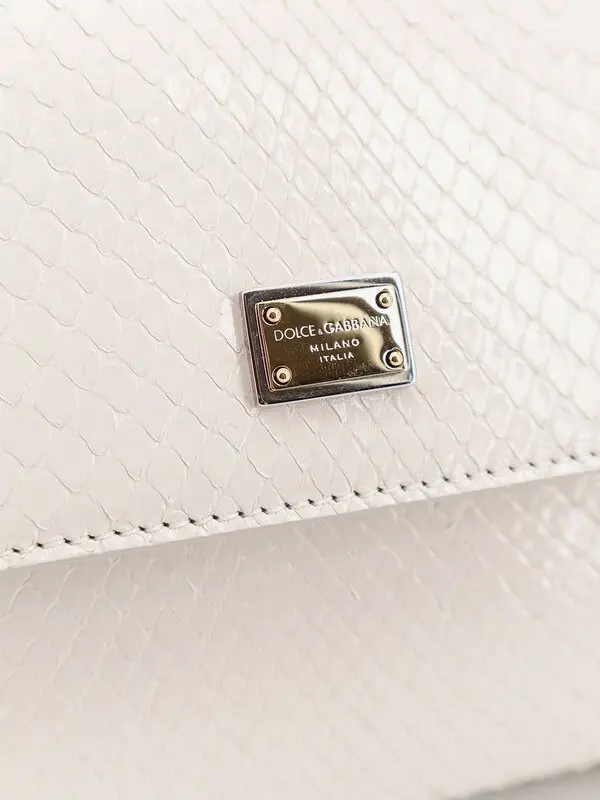 Dolce & Gabbana Sicily Python Handbag - Multicolor
