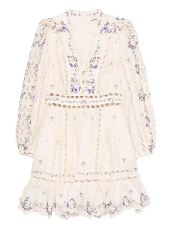 Zimmermann Patience Linen Mini Dress