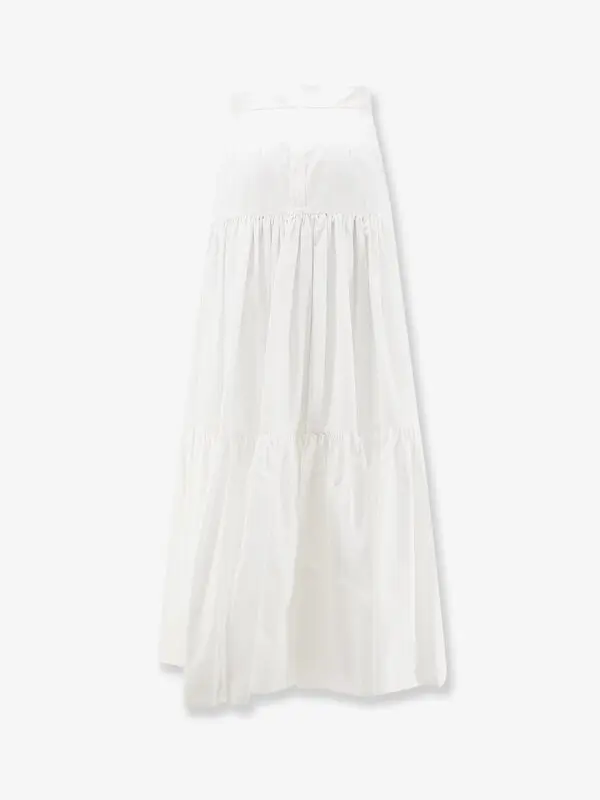 Dolce & Gabbana Flounced Cotton Maxi Skirt
