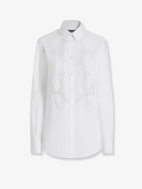 Dolce & Gabbana Embroidered Cotton Shirt - Multicolor