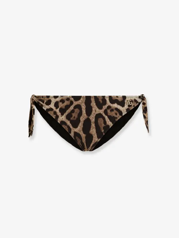 Dolce & Gabbana Bikini Slips Animal Print - Multicolor