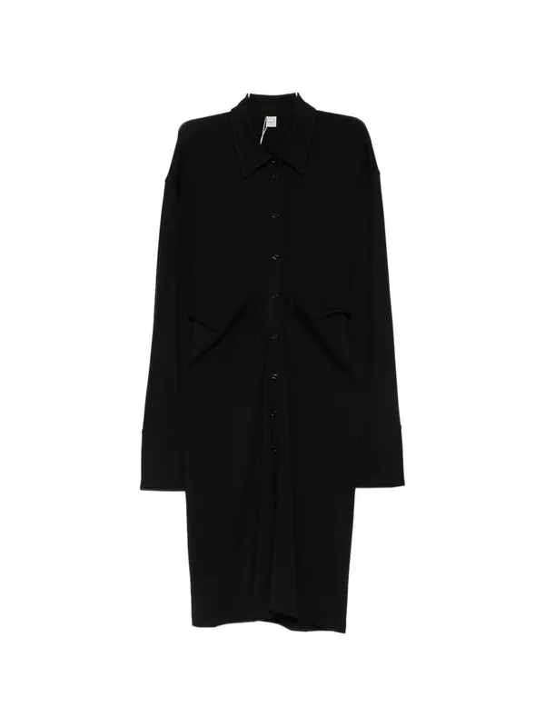 TOTEME Shirtdress With Ruched Detail - Multicolor