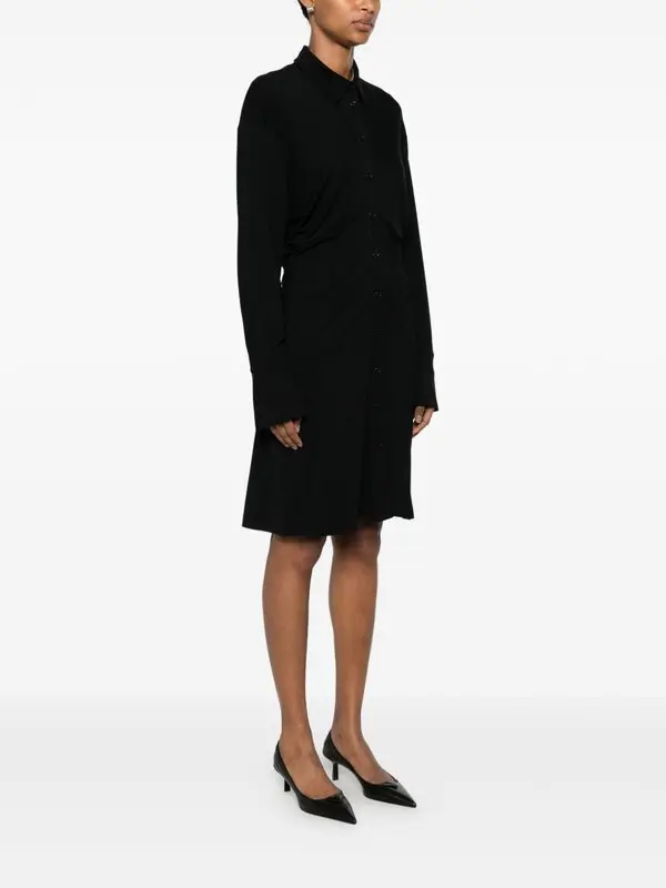 TOTEME Shirtdress With Ruched Detail - Multicolor