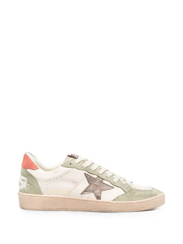 GOLDEN GOOSE Ball Star Leather Sneakers - Multicolor