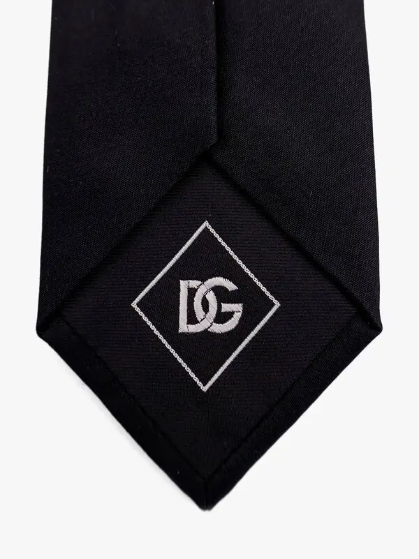 Dolce & Gabbana Black Silk Neck Tie