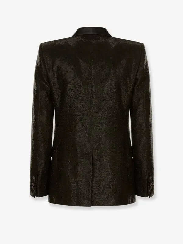 Dolce & Gabbana Siciliatuxedo Blazer With All-over Sequin Pattern