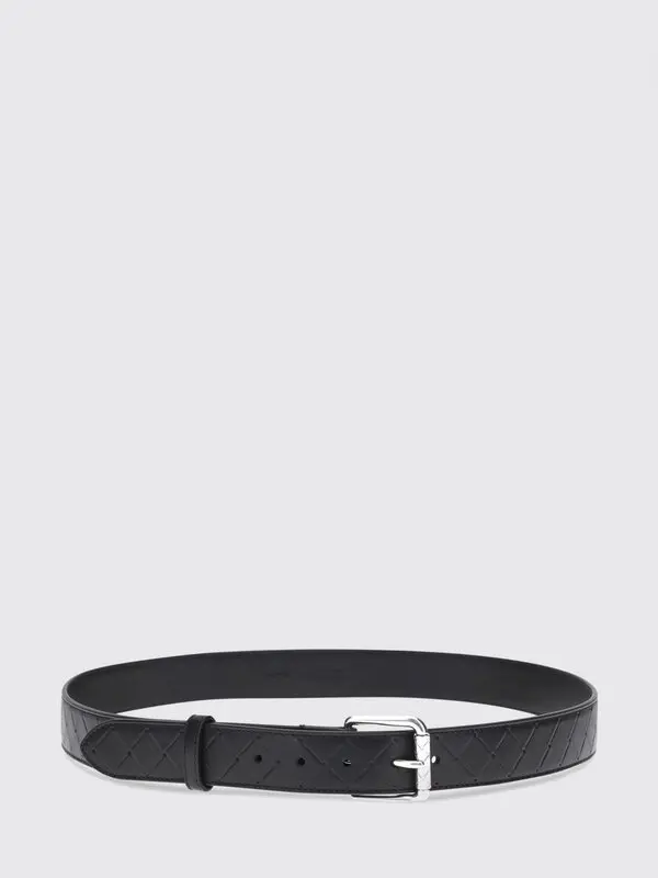 Bottega Veneta Leather Belt - Black