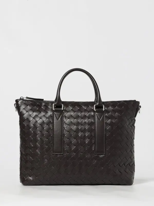Bottega Veneta Woven Leather Tote Bag - Brown