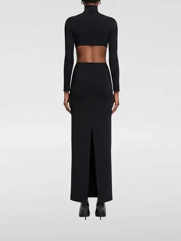 Solace London Cut Out Maxi Dress - Black