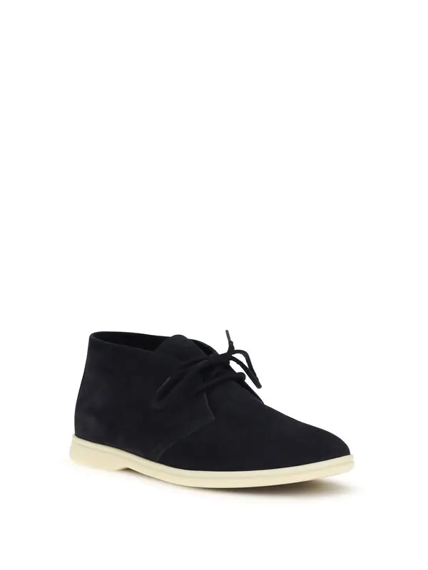 Loro Piana Desert Walk Derby Lace-up Shoes
