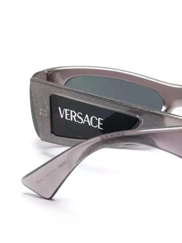 Versace Rectangle-frame Sunglasses - Grey