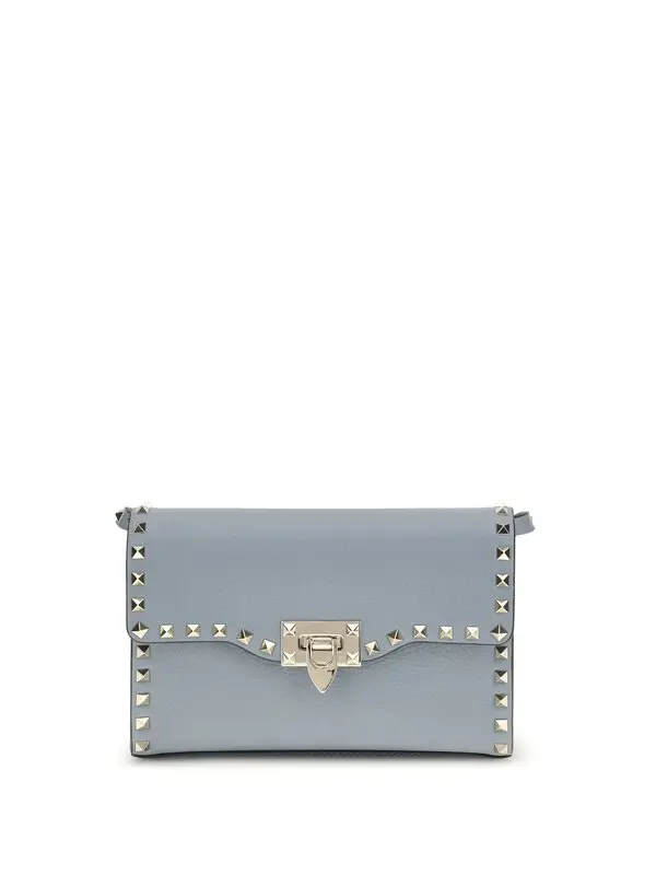 Valentino Garavani Small Rockstud Shoulder Bag - Blue