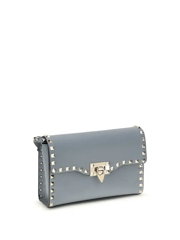 Valentino Garavani Small Rockstud Shoulder Bag - Blue