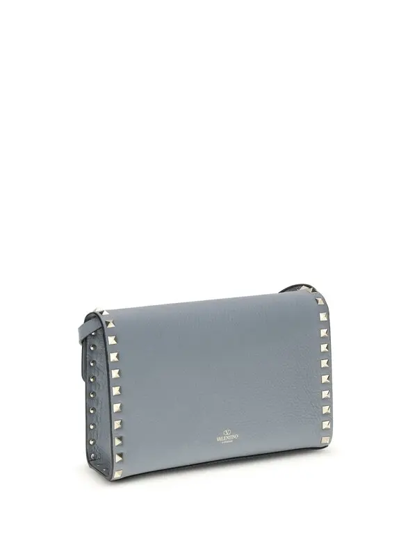 Valentino Garavani Small Rockstud Shoulder Bag - Blue