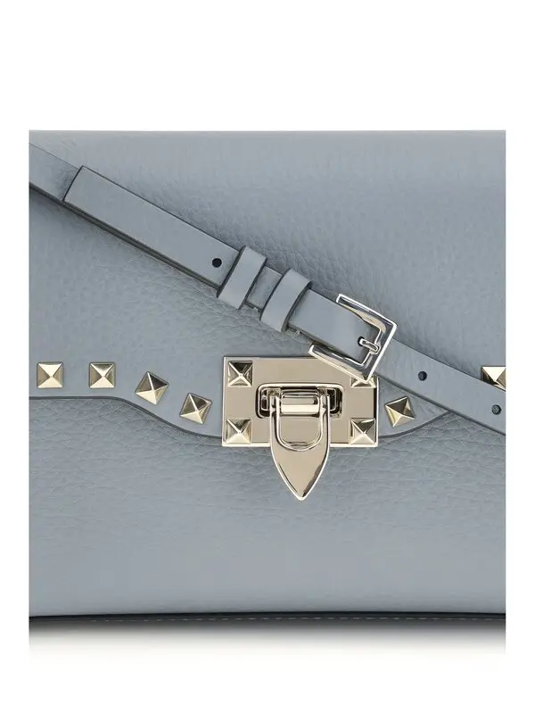 Valentino Garavani Small Rockstud Shoulder Bag - Blue