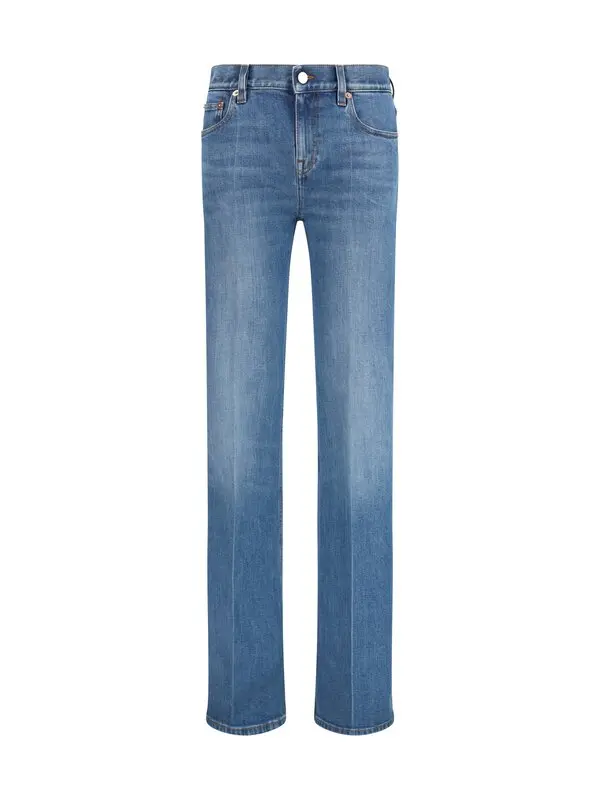 Gucci Flare Stretch Cotton Jeans