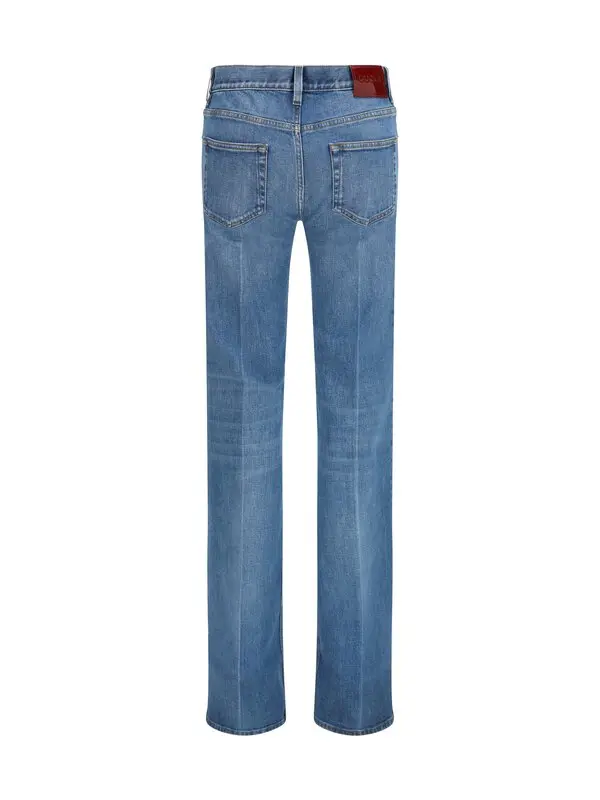 Gucci Flare Stretch Cotton Jeans