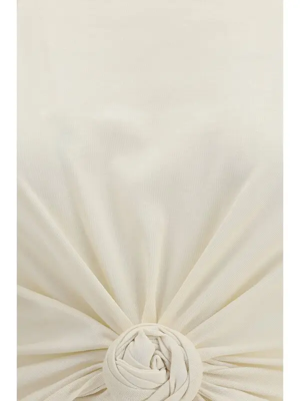 Magda Butrym Knotted Cotton Tank Top