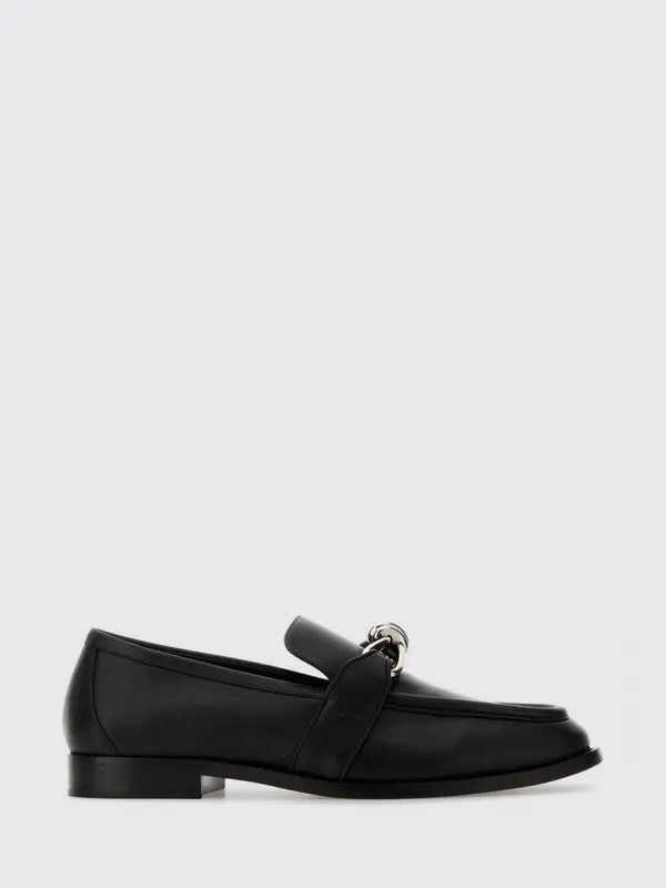 Bottega Veneta Leather Loafers With Knot Detailing - Black
