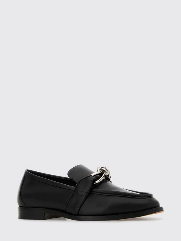 Bottega Veneta Leather Loafers With Knot Detailing - Black