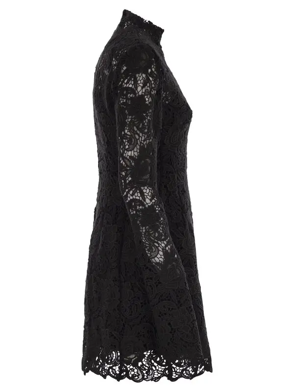 Sportmax Tefrite Floral Macramé Short Dress