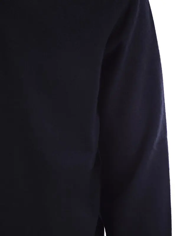 Brunello Cucinelli Cashmere Quarter Zip Sweater - Blue