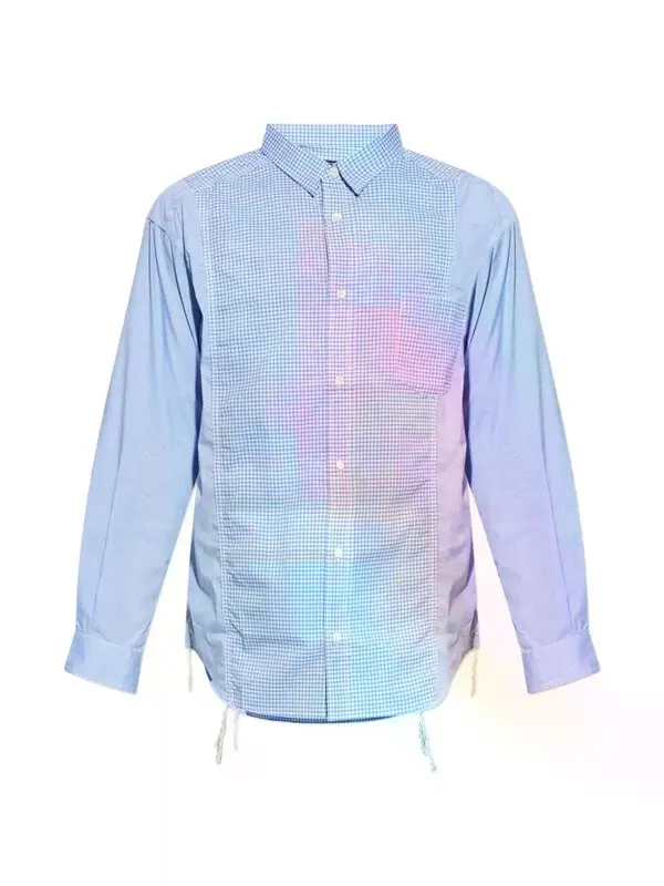 Comme Des Garçons Checked Panelled Shirt
