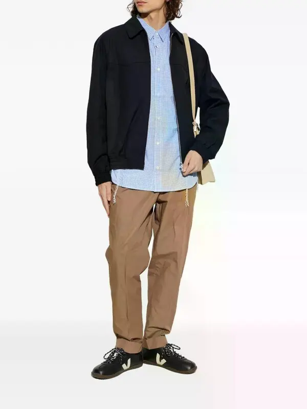 Comme Des Garçons Checked Panelled Shirt