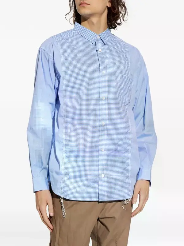 Comme Des Garçons Checked Panelled Shirt
