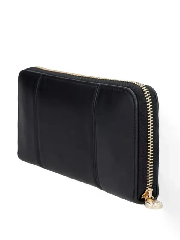 TWINSET Logo-plaque Panelled Wallet - Black