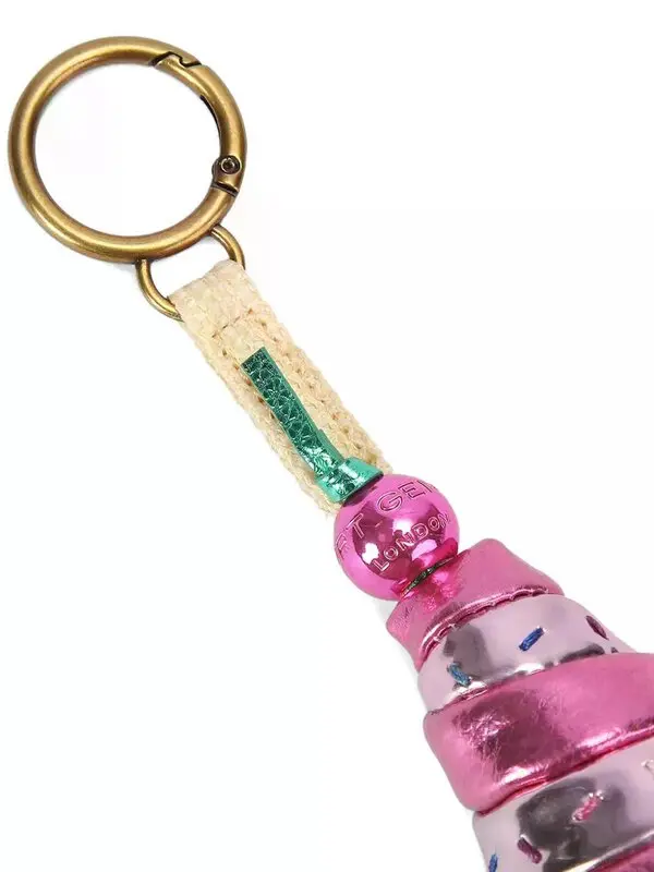 Kurt Geiger Crystal-embellished Ice-cream Keyring