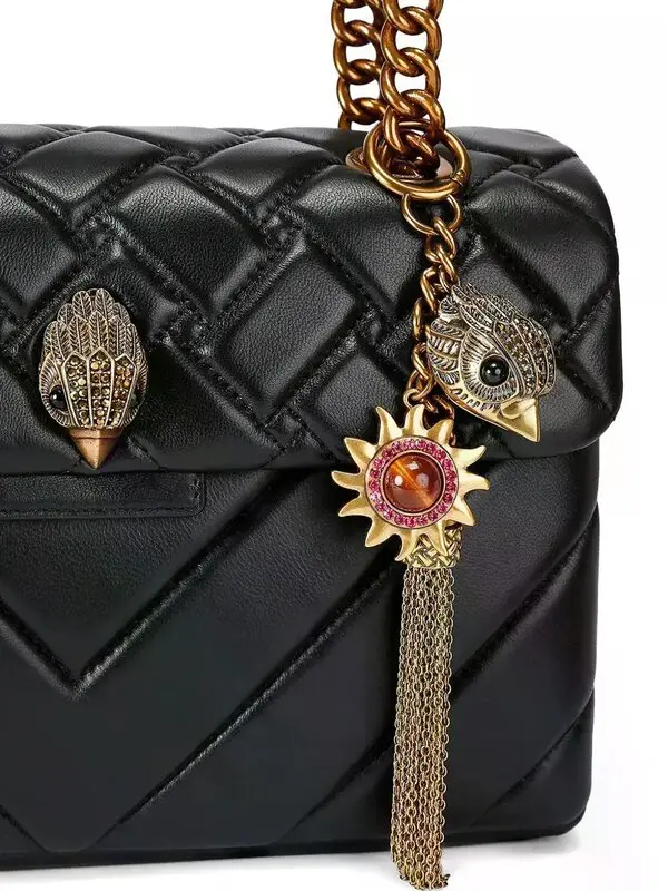 Kurt Geiger Eagle Head Sun Charm Keyring
