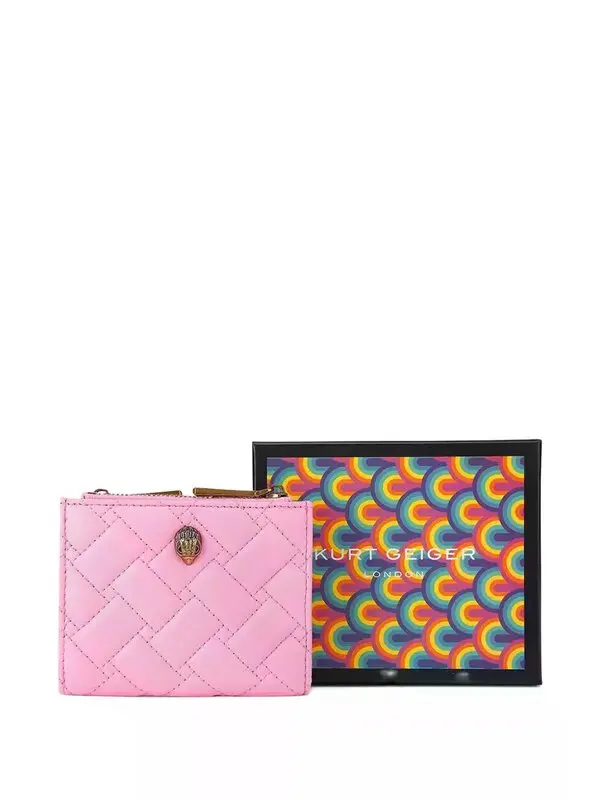 Kurt Geiger Eagle-plaque Quilted Wallet