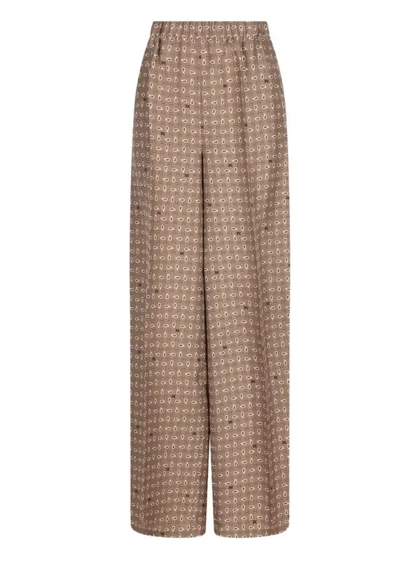 Max Mara Silk & Nylon Trousers