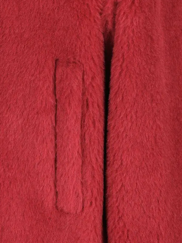Max Mara Red Fur Coat - Multicolor